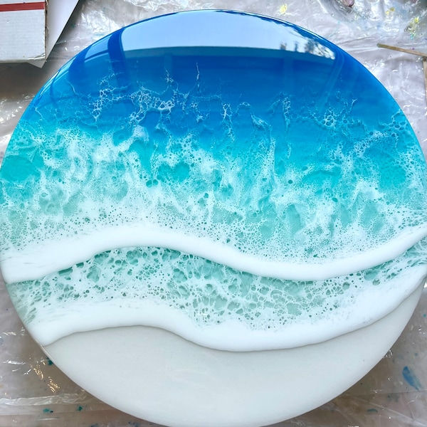 Round Resin Art - Etsy