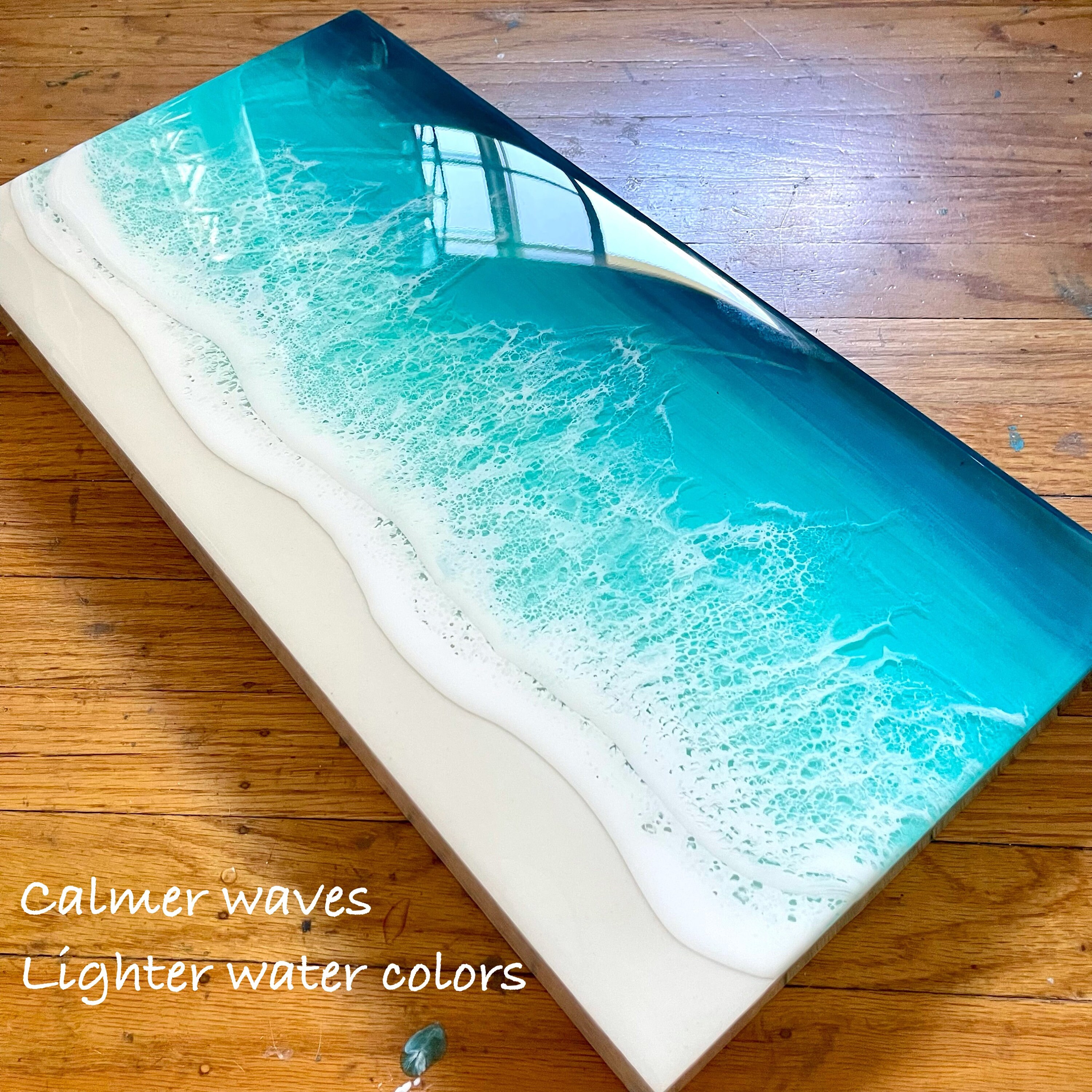 Panorama Beach Made-to-order Resin Ocean Beach Art | Etsy Canada