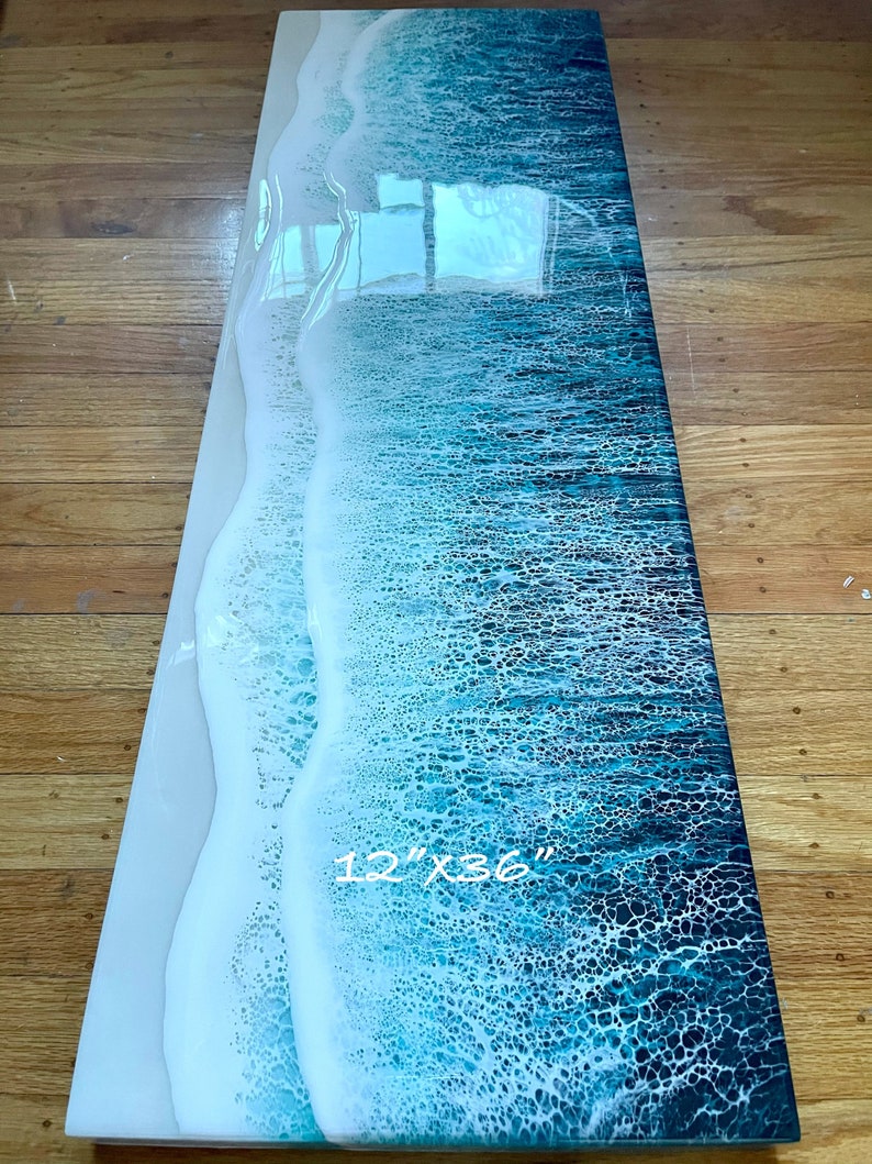 Panorama Beach Made-to-order Resin Ocean Beach Art - Etsy Canada