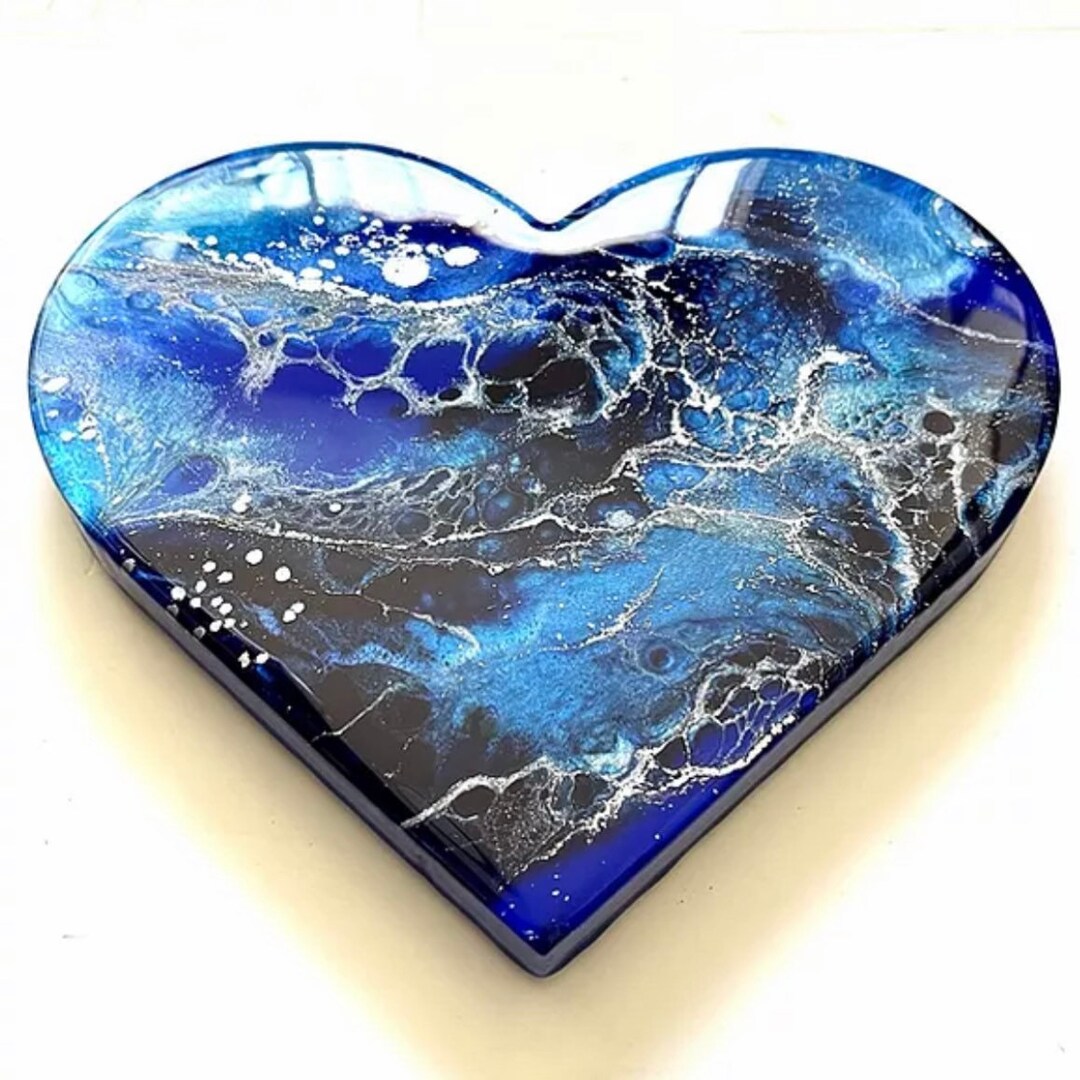 Azurite Love Heart Anniversary Gift Wedding Gift Valentine's Day - Etsy