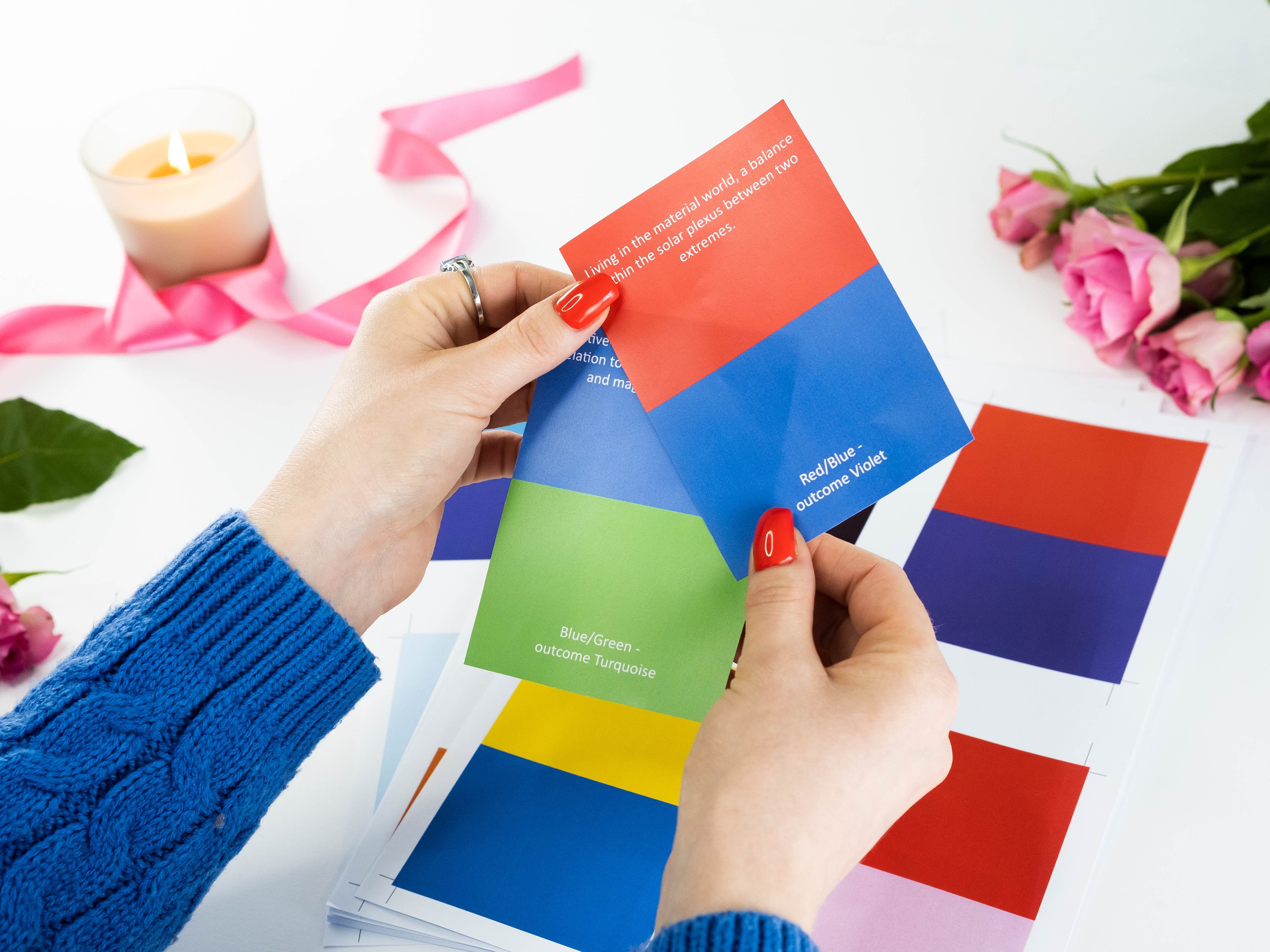 BUNDLE 100 COLOR THERAPY Cards With Color Combination Names Color ...