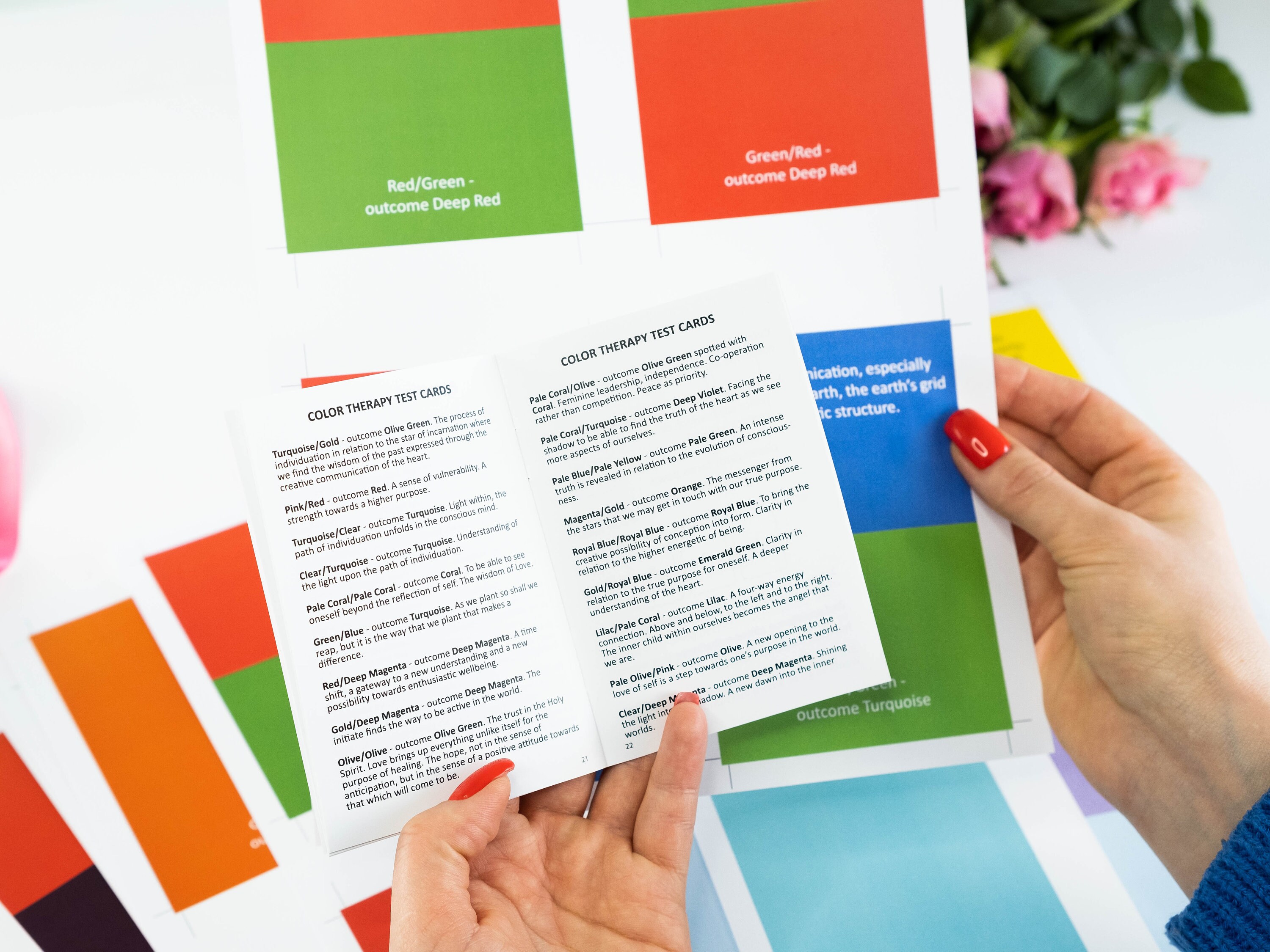 BUNDLE 100 COLOR THERAPY Cards With Color Combination Names Color ...