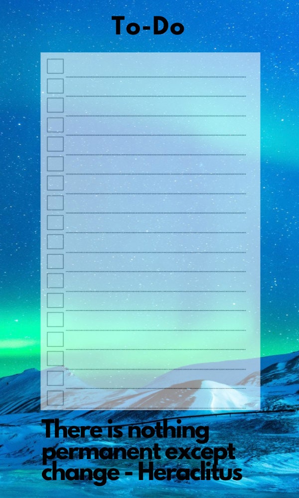 To Do List Printable Inspirational and Relaxing Images to Do Checklist ...