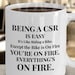 Being a CSR is Easy, Funny Customer Service Mug, Customer Service ...