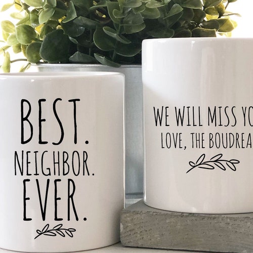 Best Neighbors Ever Coffee Mug Neighbor Gift Idea Gift for - Etsy