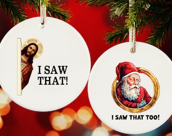 Jesus Flood It Again Ornament, Funny Jesus Ornament 2024, Funny ...
