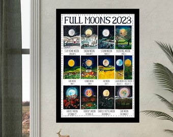 Moon Pagan Art - Etsy