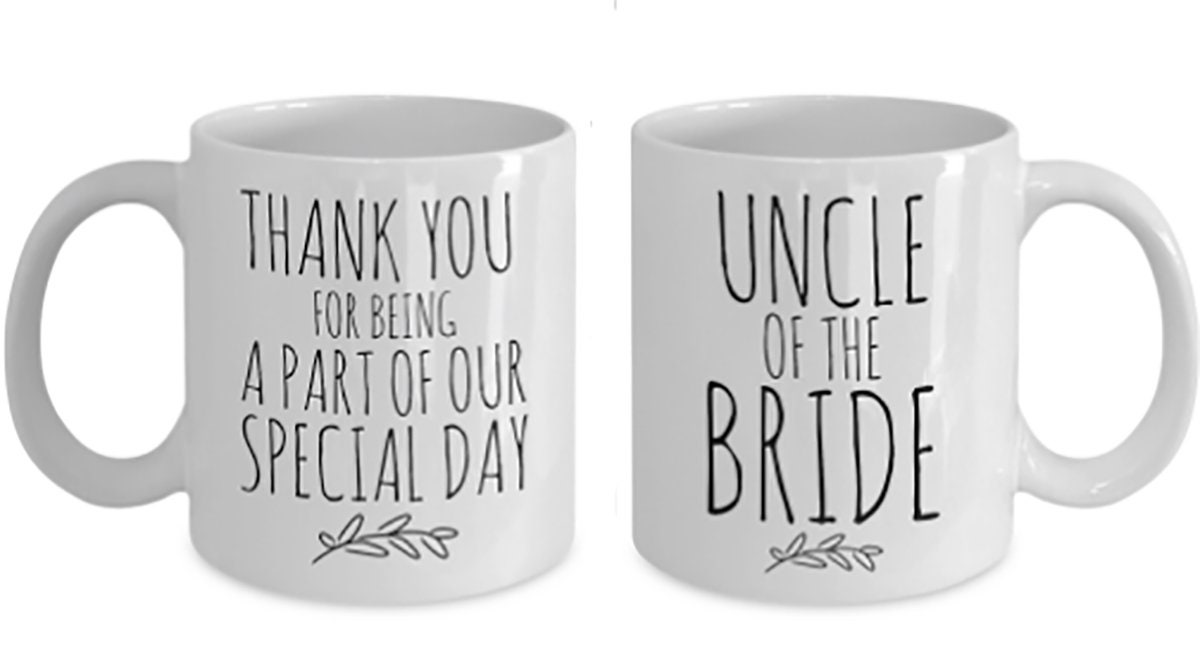 Uncle of the Bride Mug Thank You For Being Part of Special | Etsy