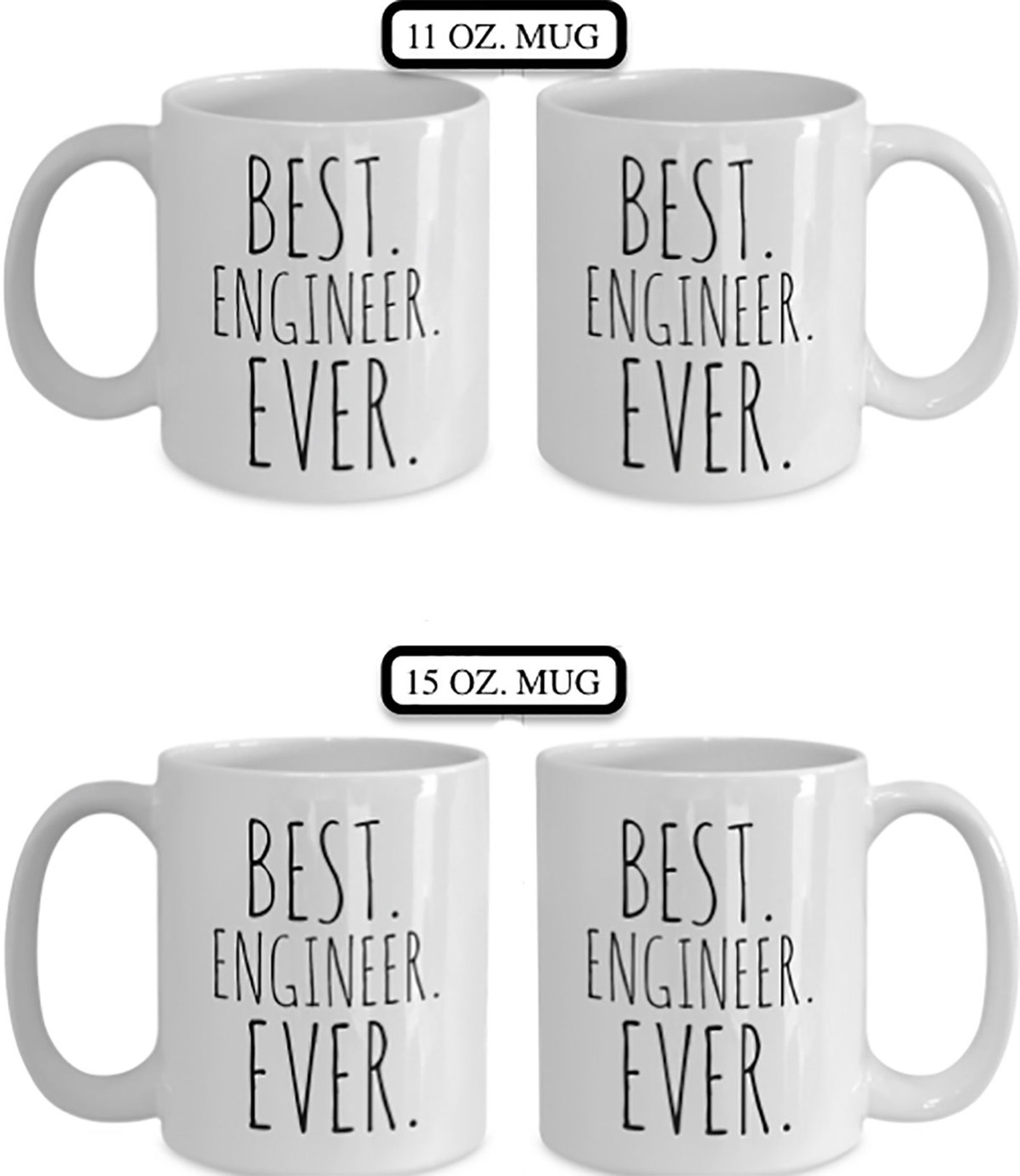 GIFT for ENGINEER MUG Best Engineer Ever Engineer Gifts Engineering ...