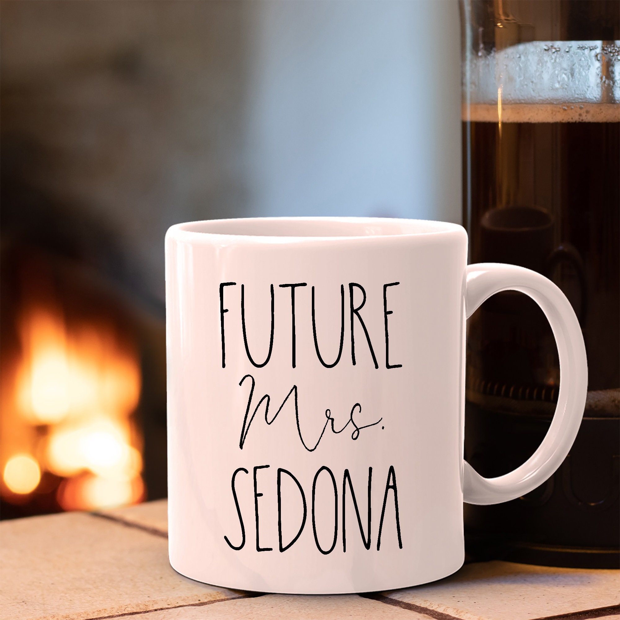 Future Mrs Mug Minimalist Engagement Gift Bride Gift | Etsy