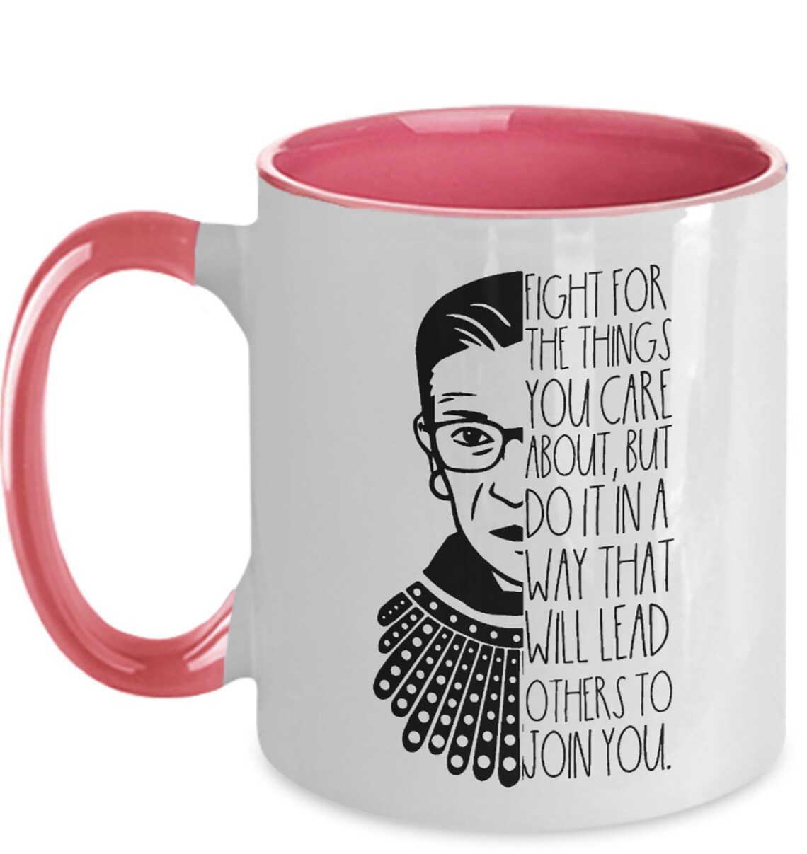 RBG Fight Mug Inspirational Ruth Bader Ginsburg Gift Fight | Etsy
