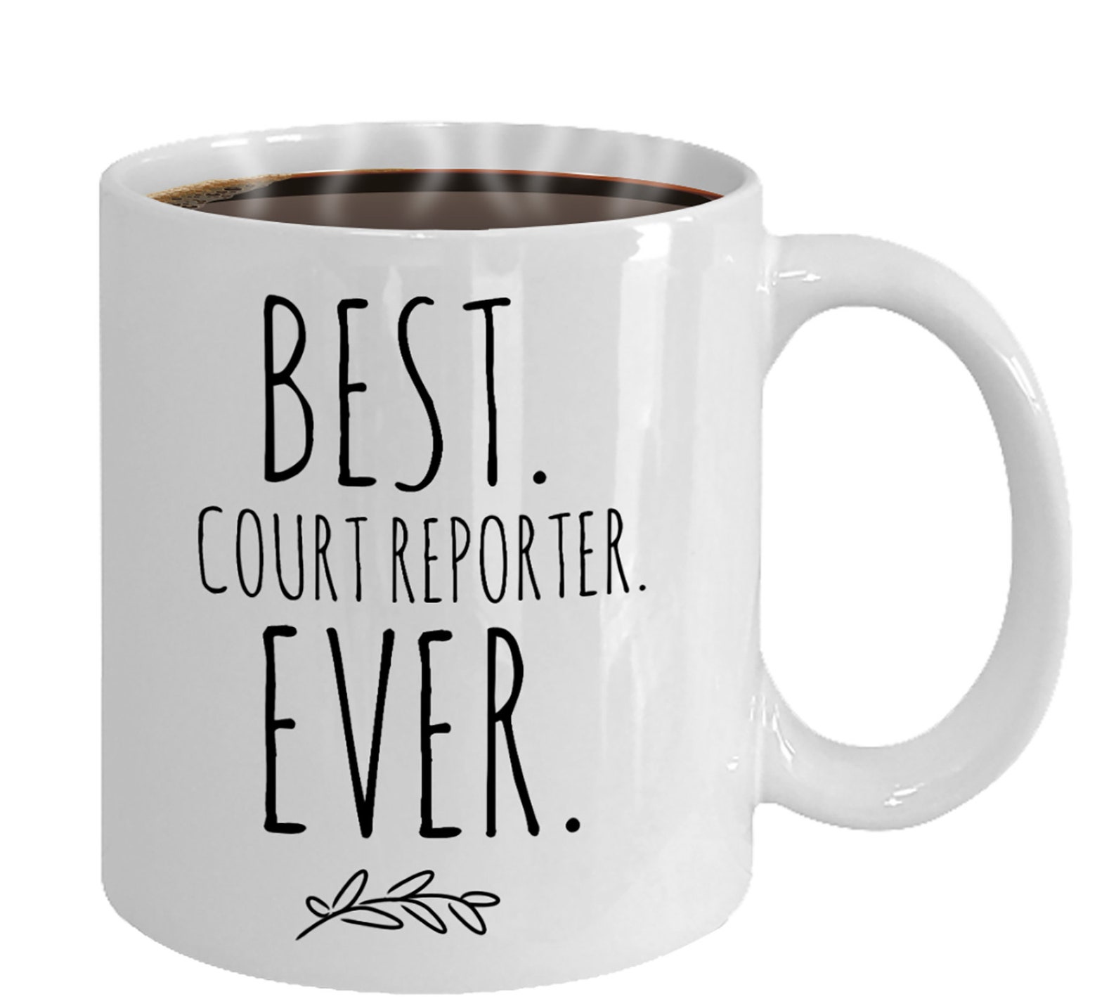 Court Reporter Mug Gifts for Court Reporter Minimalist | Etsy