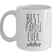 BEST PAPOU EVER Coffee Mug Gift for Greek Grandpa Papou Mug Grandpa ...