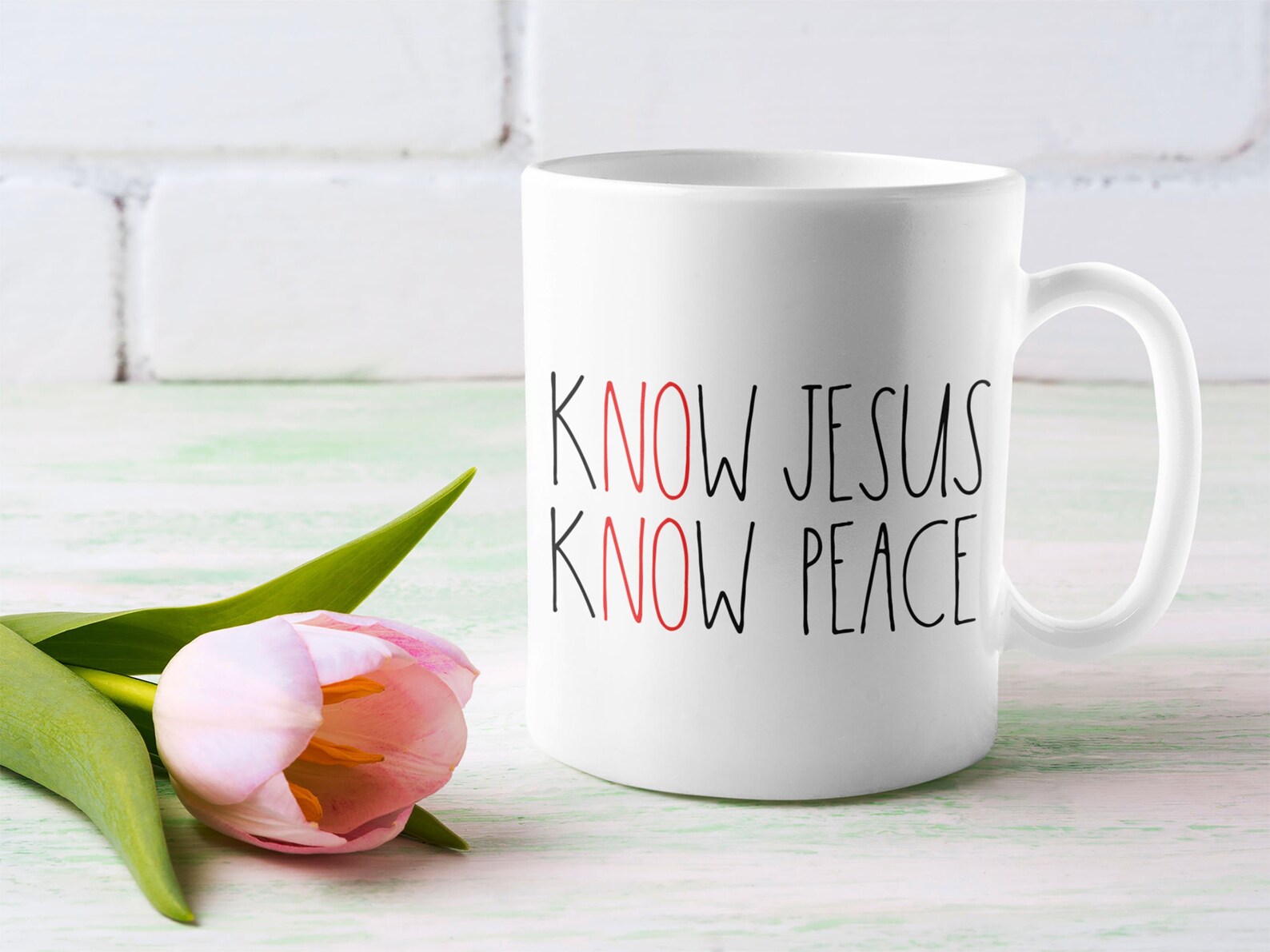 Know Jesus Know Peace No Jesus No Peace Coffee Mug - Etsy