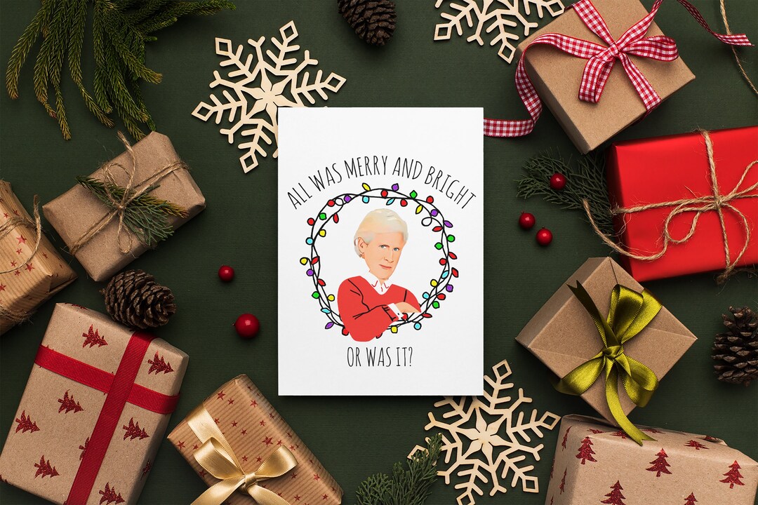 Funny Keith Morrison Christmas Card: Crime Show Lover Xmas Card - Etsy