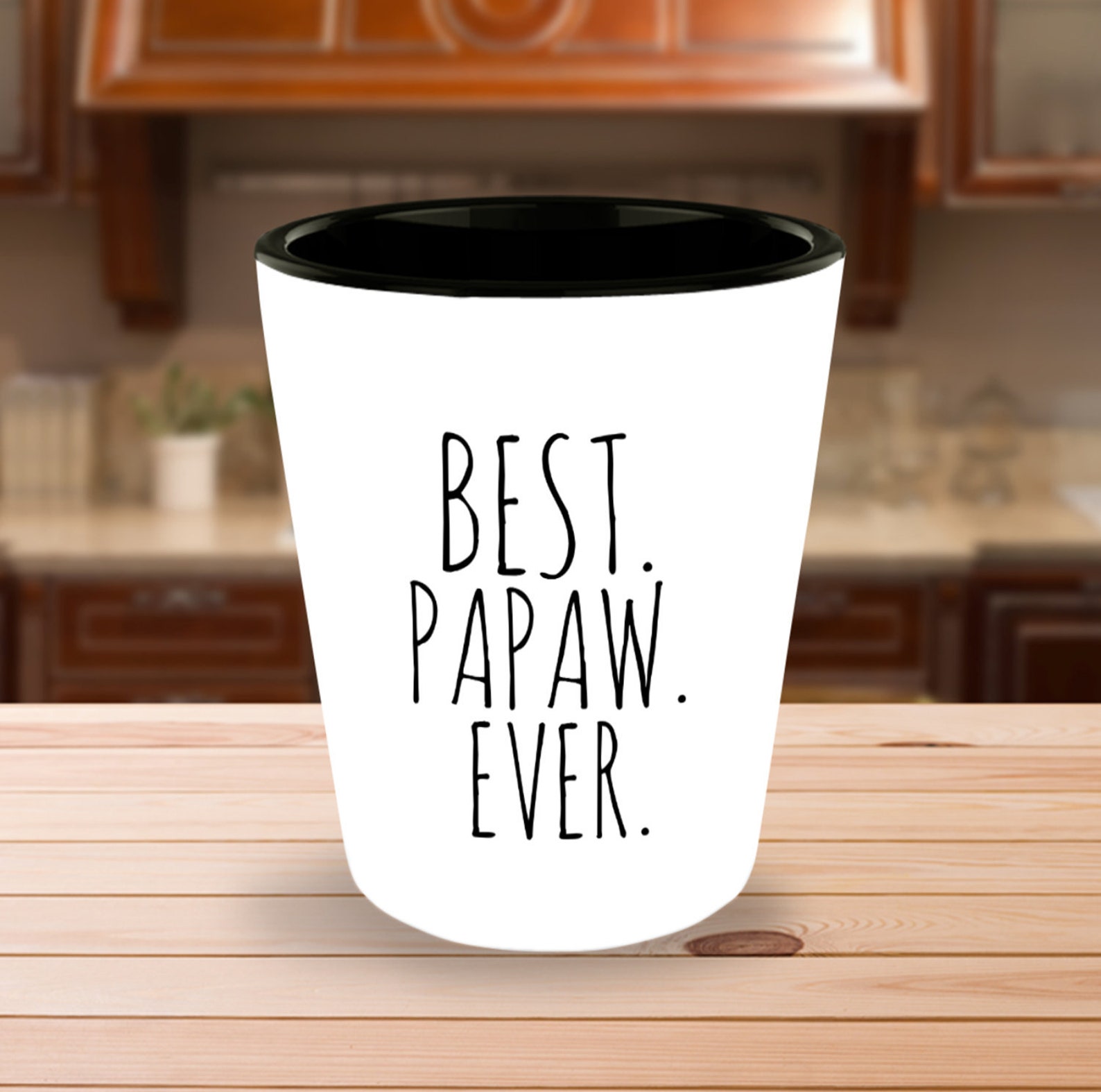 BEST PAPAW EVER Shot Glass Grandpa Gifts Papaw Gift Stocking Stuffers ...
