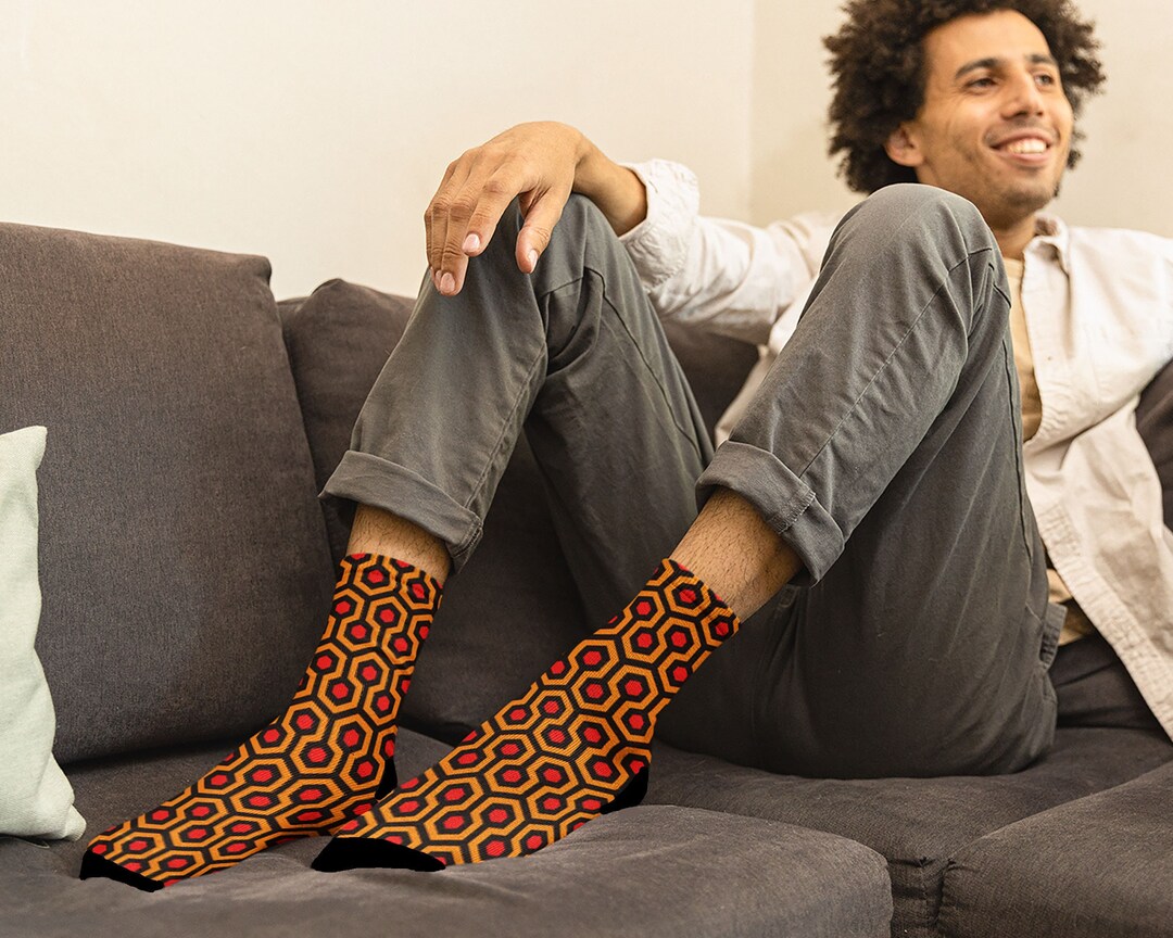 Over Look Motel Hallway Carpet Pattern, Tube Socks, Horror Movie Lover ...