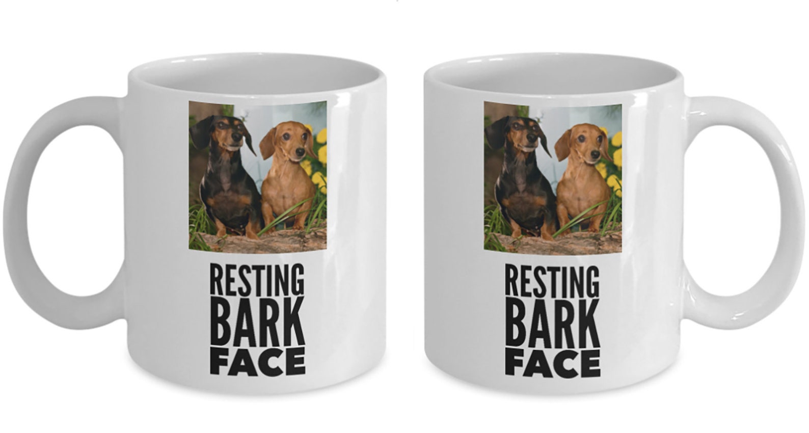 Personalized Dog Photo Mug: Resting Bark Face, Custom Pet Gift - Etsy
