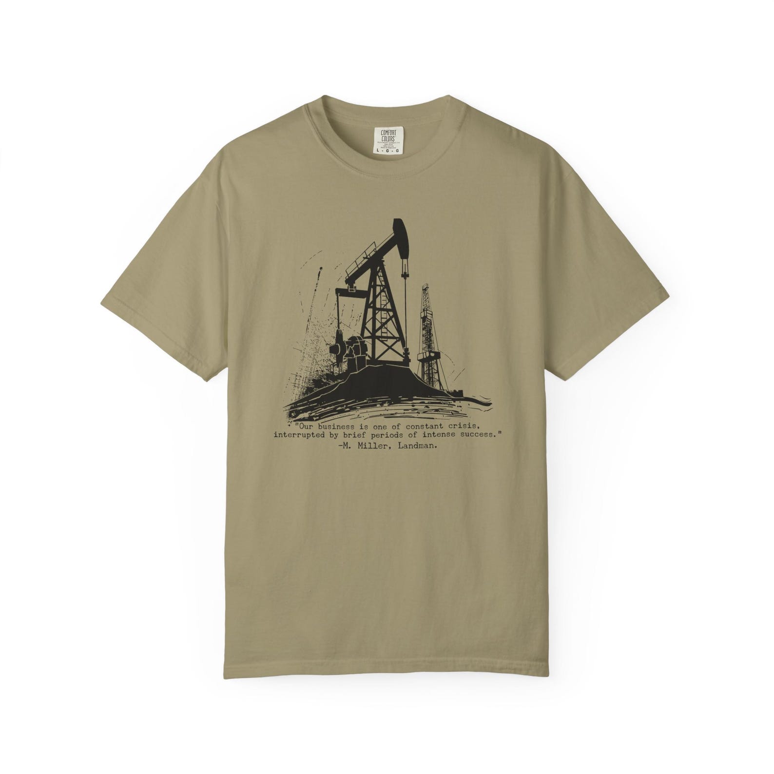 Texas Oilman Comfort Colors® T-shirt, Trending Show Quotes Shirt, Patch ...