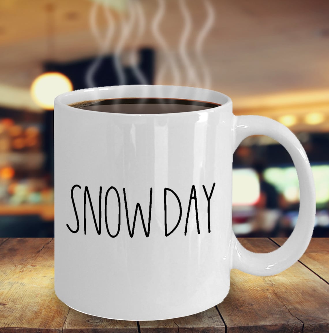 Snow Day Mug, Gift for Teachers, Winter Coffee Mug, Teacher Mug, Stay ...