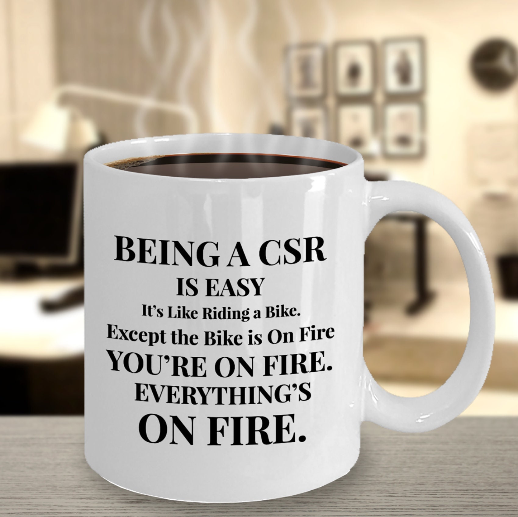 Being a CSR is Easy Funny Customer Service Mug Customer | Etsy