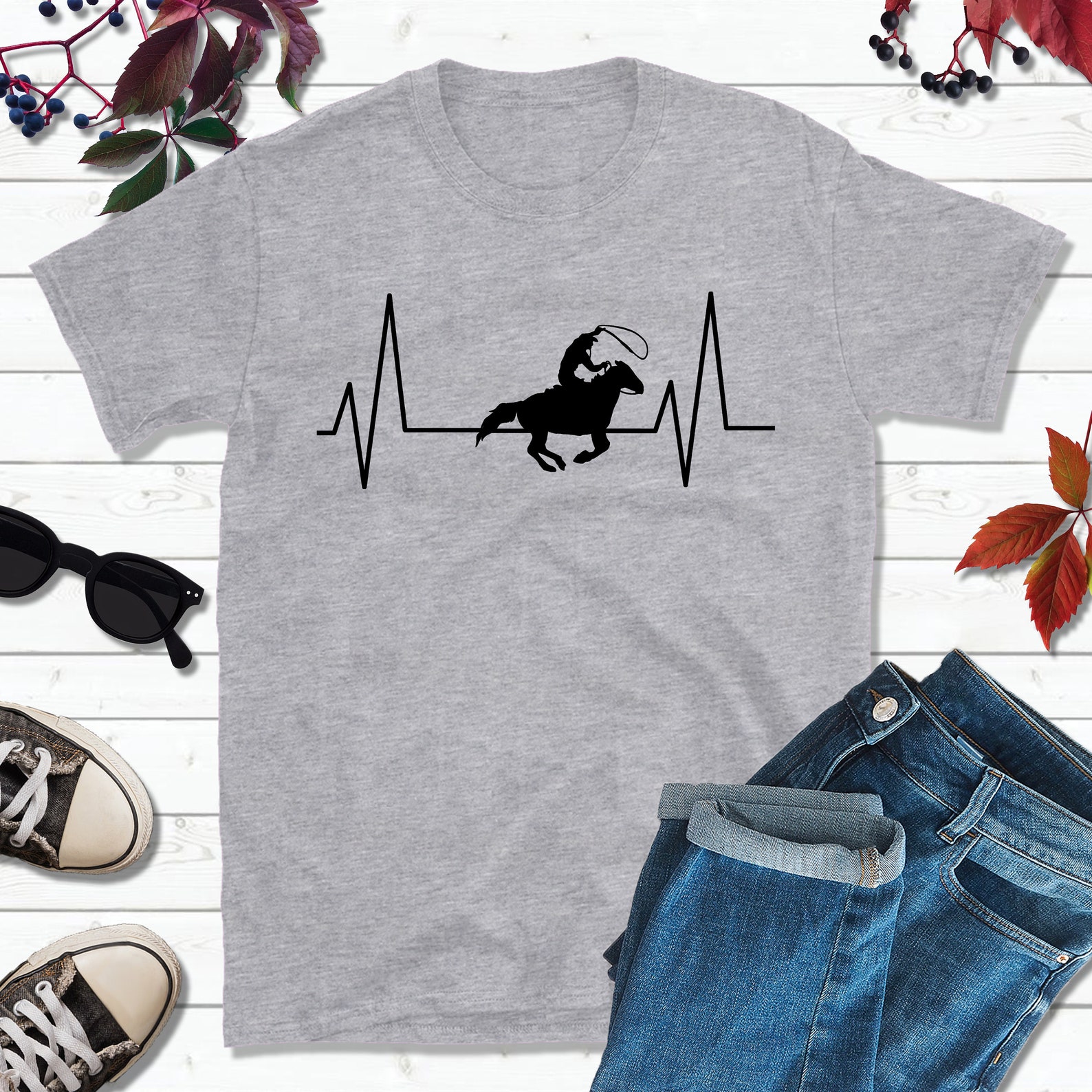 Team Roping Shirt Team Roping Gift Roping T-shirt Cowboy - Etsy