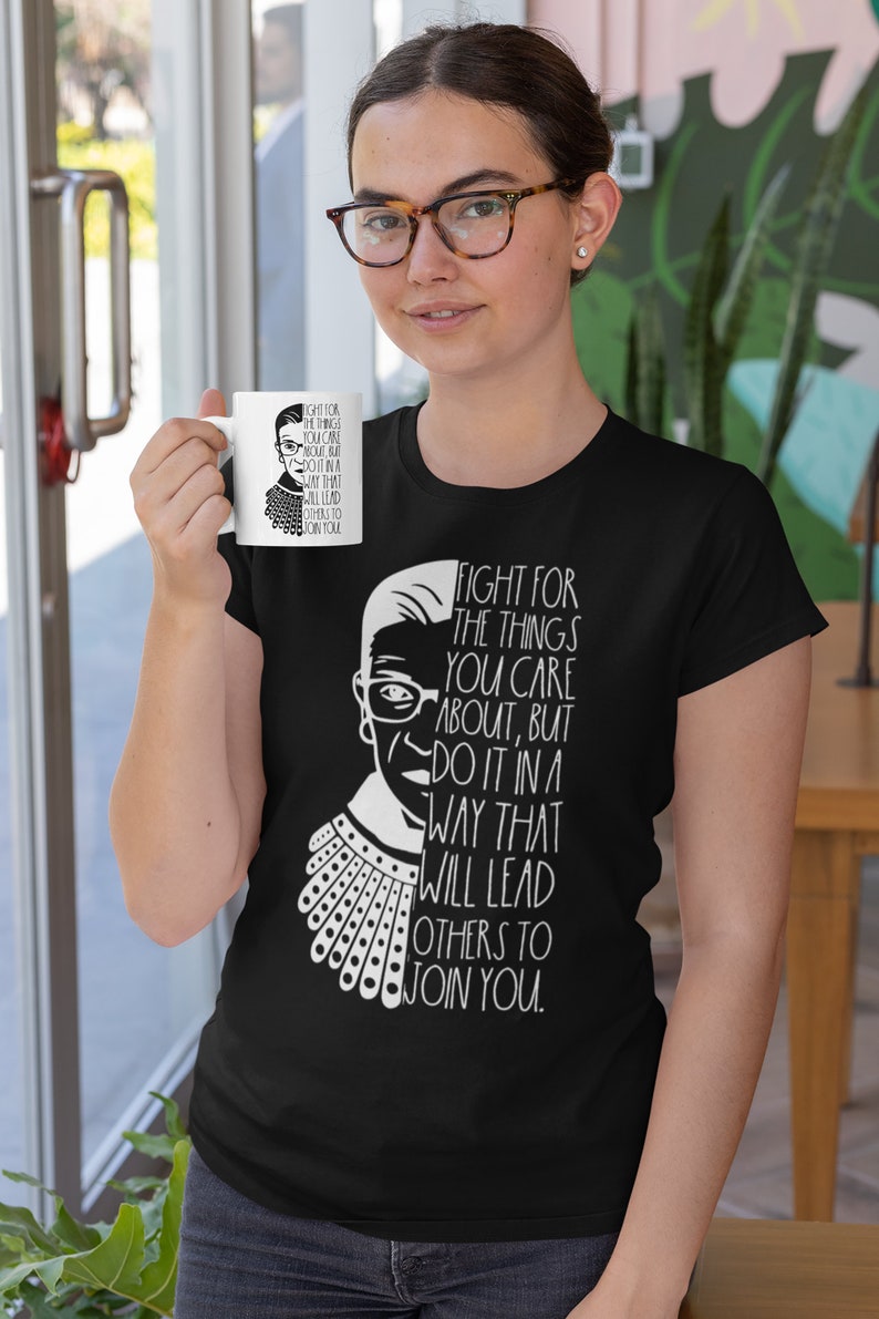 RBG Fight Mug Inspirational Ruth Bader Ginsburg Gift Fight - Etsy