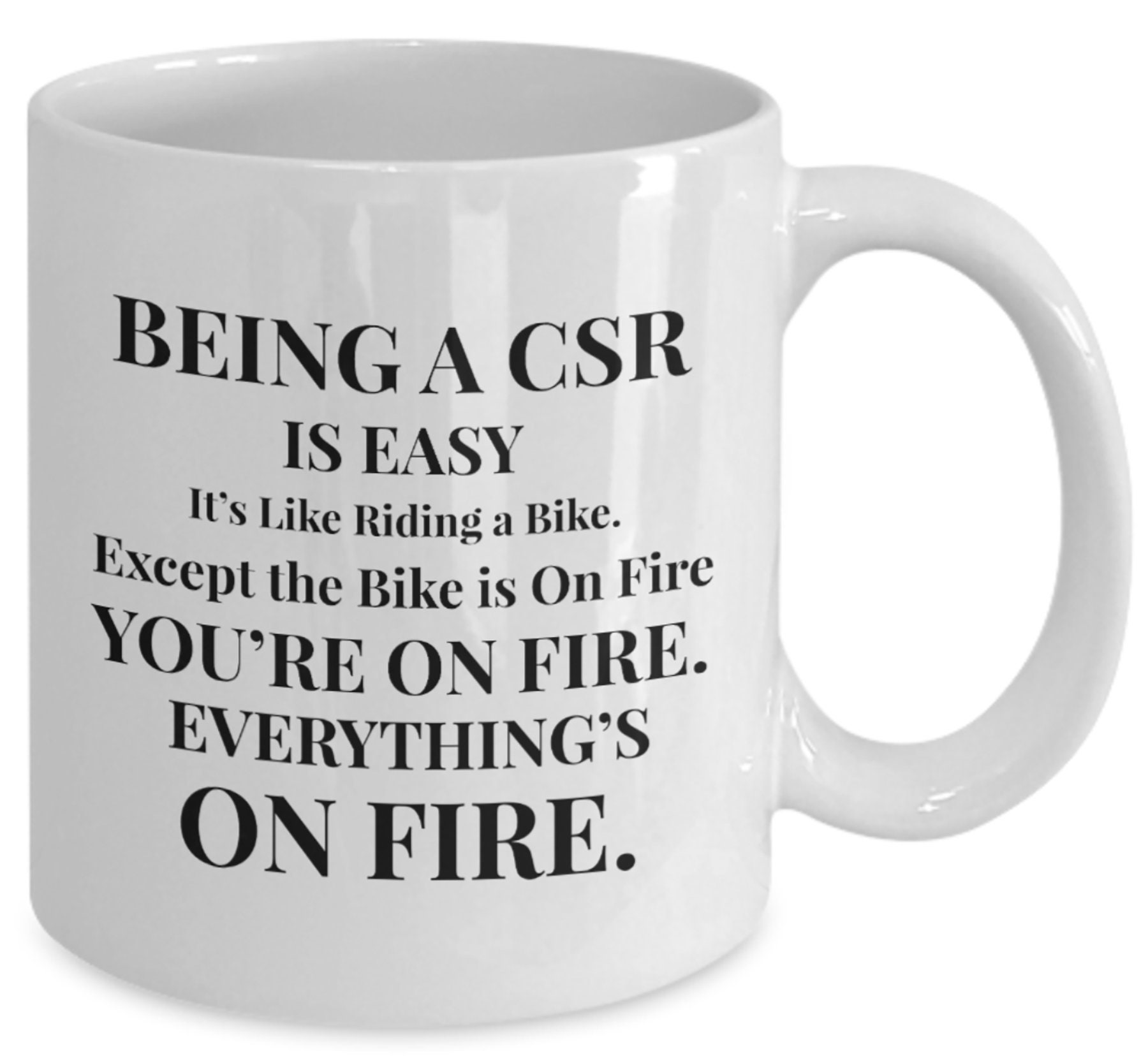Being a CSR is Easy Funny Customer Service Mug Customer - Etsy
