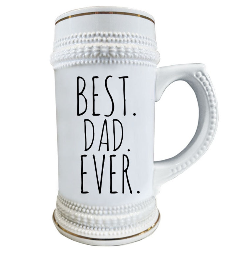 DAD Gifts Best Dad Ever Beer Stein Unique Gift Idea for - Etsy