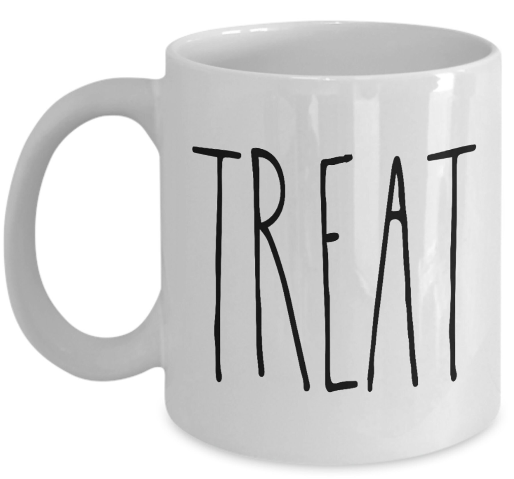 Trick or Treat Mug Set Halloween Mug Set Trick Treat Mugs | Etsy