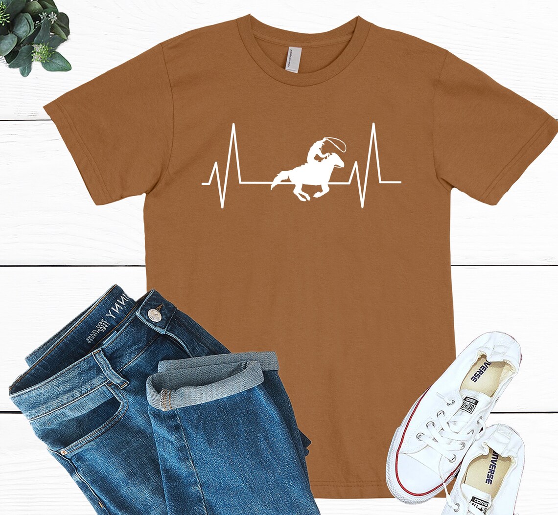 Team Roping Shirt Team Roping Gift Roping T-shirt Cowboy - Etsy