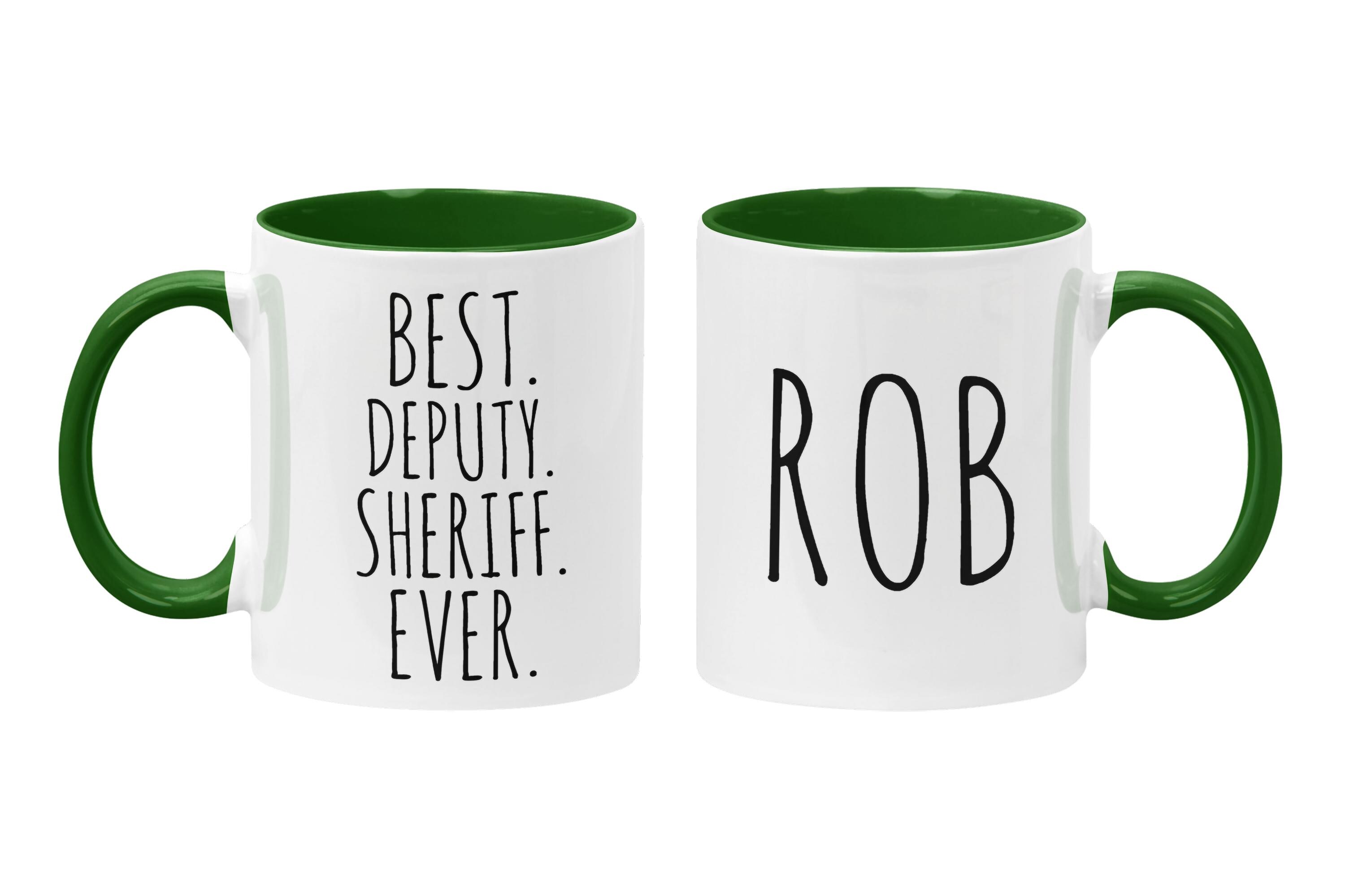 Personalized Deputy Sheriff Coffee Mug: Law Enforcement Gift - Etsy