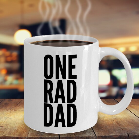 Gifts For Dad From Daughter One Rad Dad Mug Gift from Son | Etsy