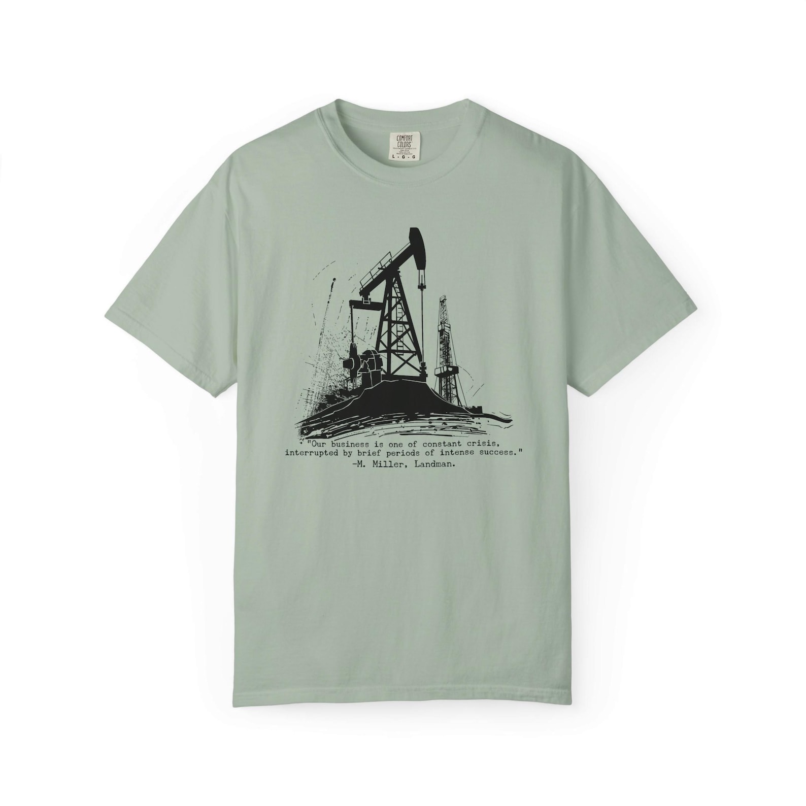 Texas Oilman Comfort Colors® T-shirt, Trending Show Quotes Shirt, Patch ...
