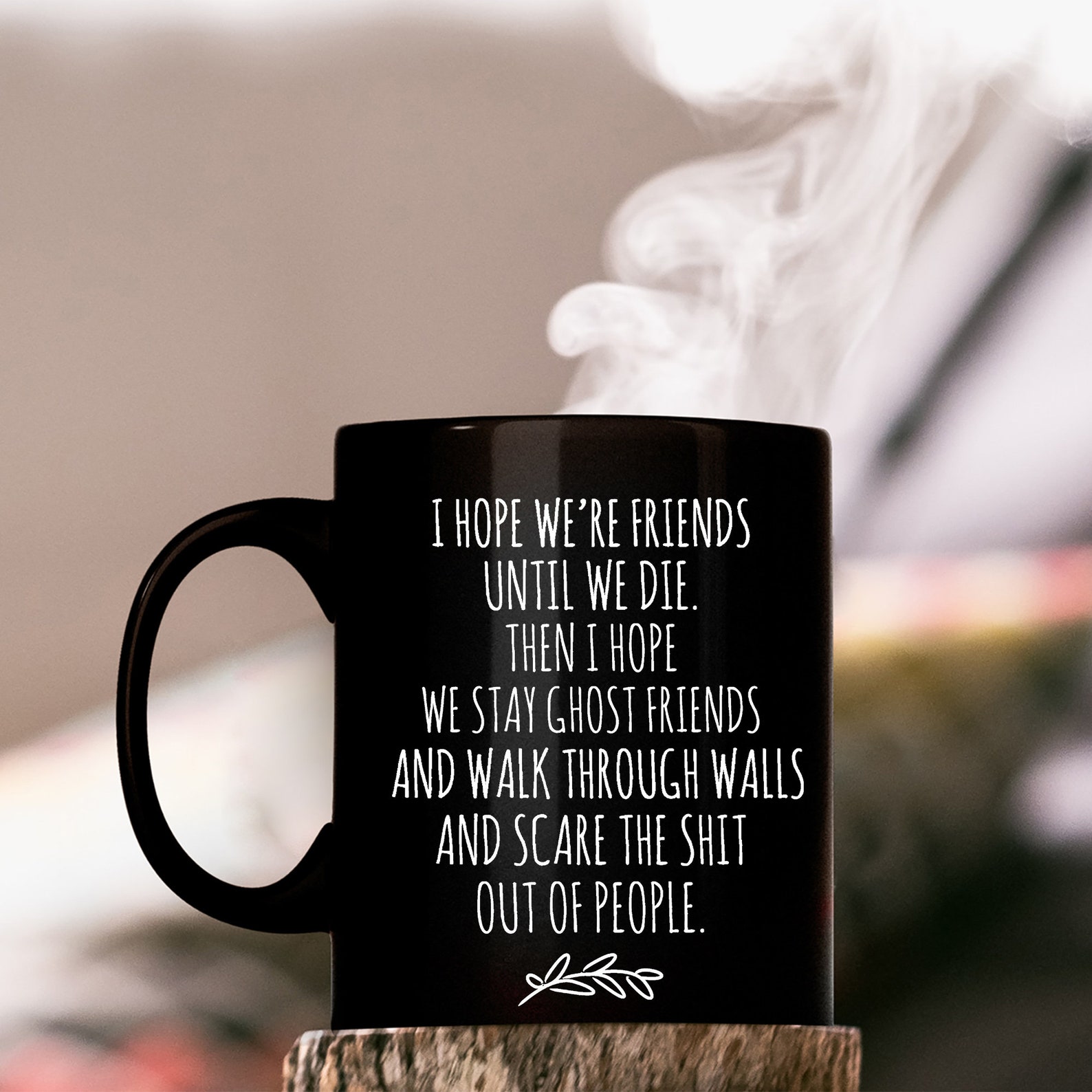 Ghost Friends Mug Gag Gifts for Her Coffee Mug Funny Bestie - Etsy