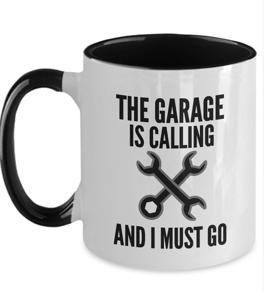 Gift for Mechanics, the Garage is Calling and I Must Go, Coffee Mug ...