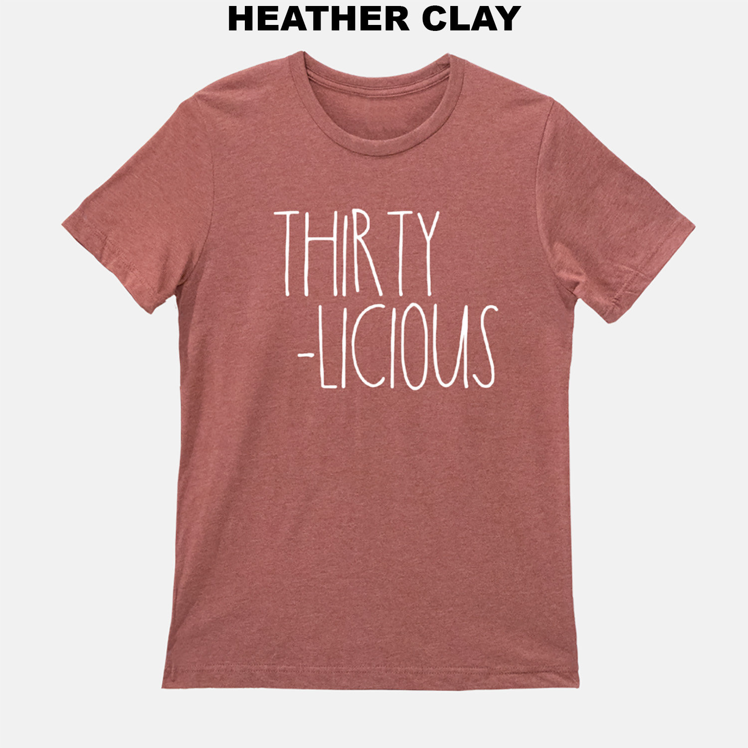 30th Birthday Tee Thirty-licious Unisex BELLA CANVAS - Etsy