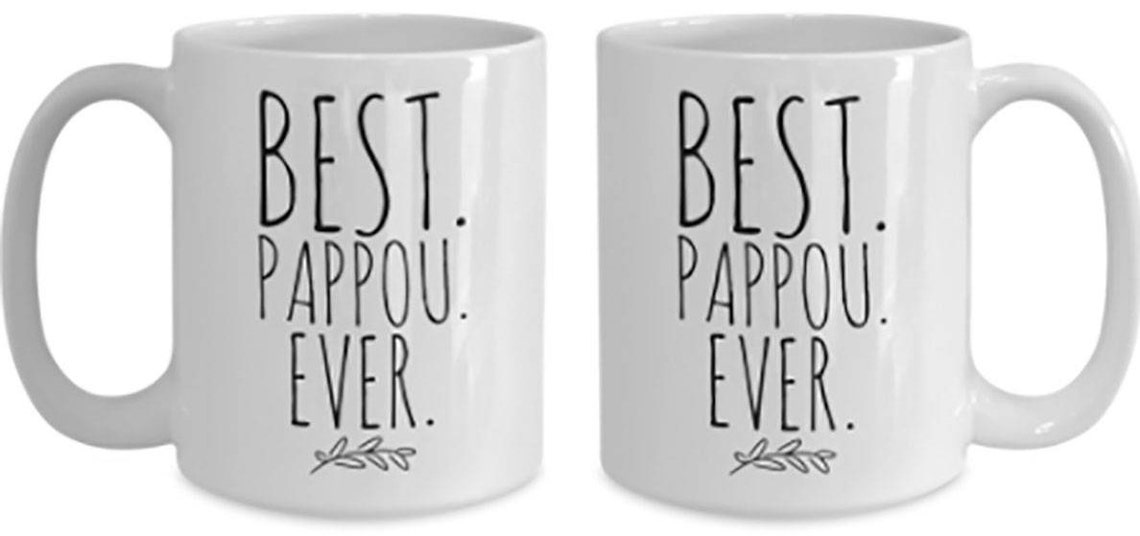 BEST PAPPOU EVER Coffee Mug Gift for Greek Grandpa Pappou Mug - Etsy