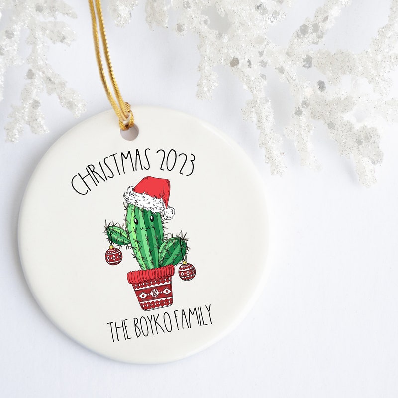 Cactus Ornament - Etsy