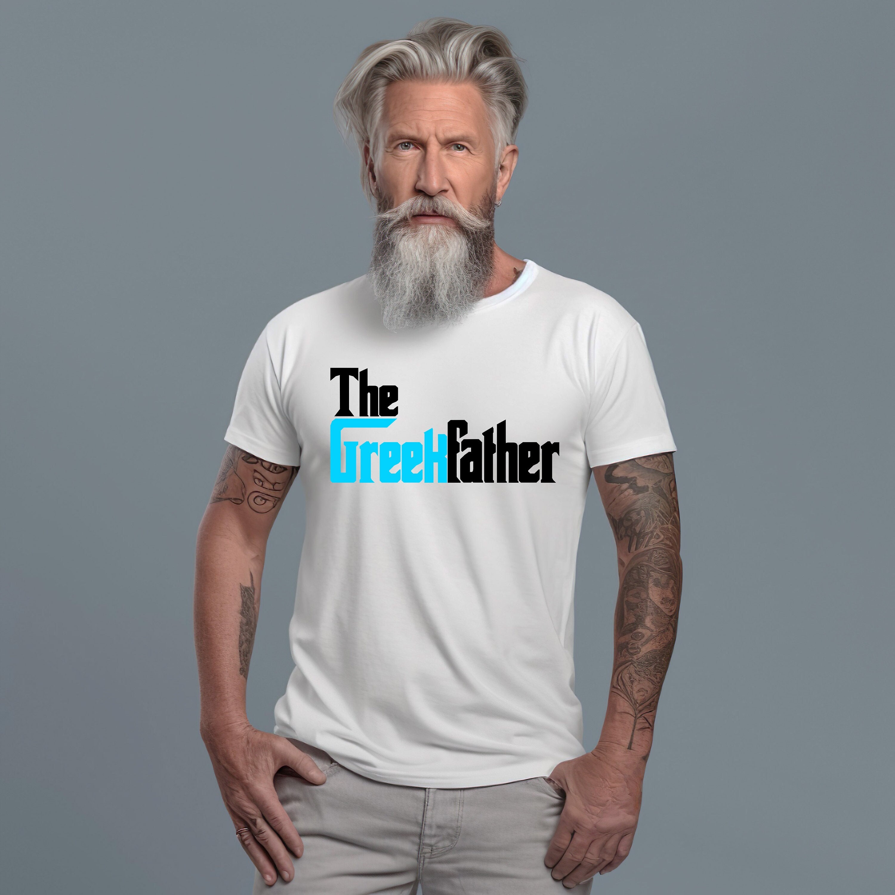 The Greek Father Unisex Tee, Funny Greek Dad Gift, Greek Pride Shirt ...