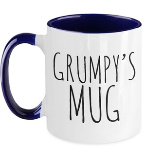Grumpy's Mug, Funny Grumpy People Mug, Grumpy Women, Funny Grandpa Gift ...