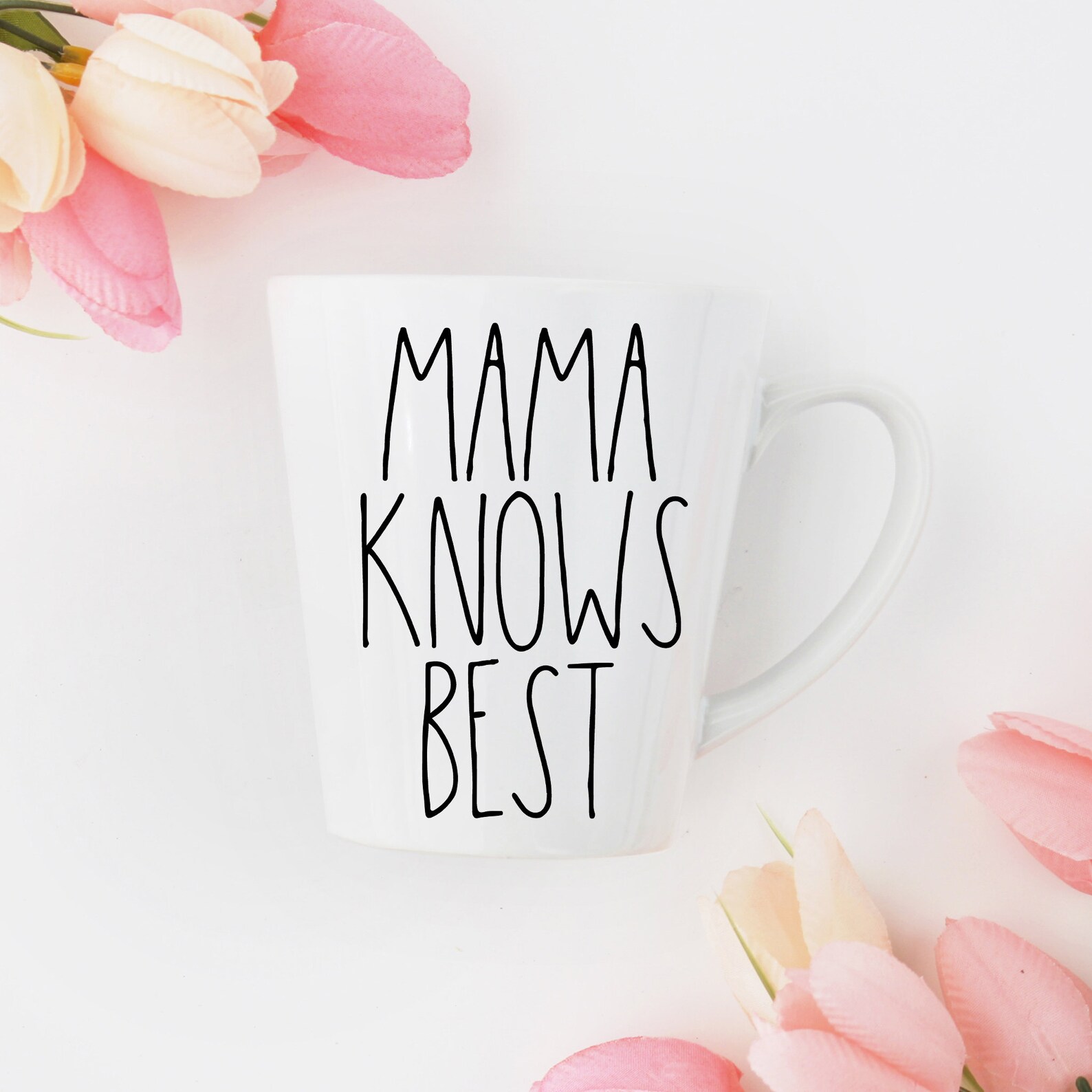 Mama Knows Best Mothers Day Gift Funny Mom Mugs Minimalist | Etsy