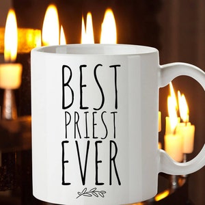 Personalized PRIEST Coffee Mug, Priest Thank You Gift, Catholic Church ...