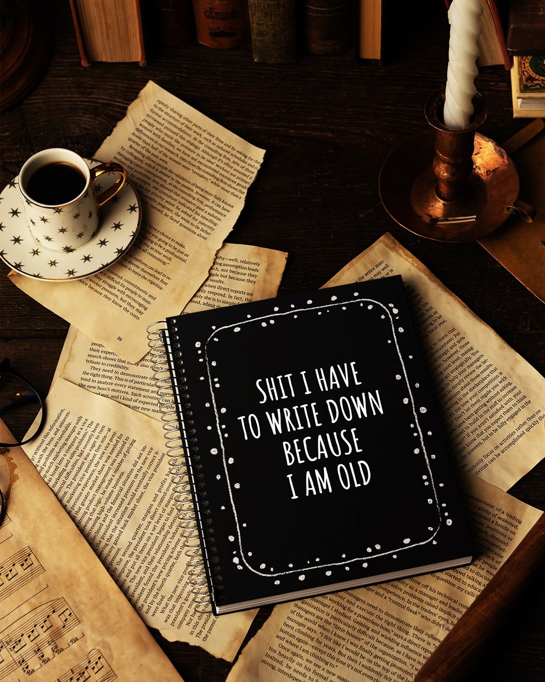 Funny "old People" Spiral Notebook: Gag Gift for Seniors - Etsy