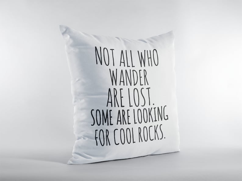 Funny Rock Collector Pillow Geologist Gift Geophysics Gift | Etsy