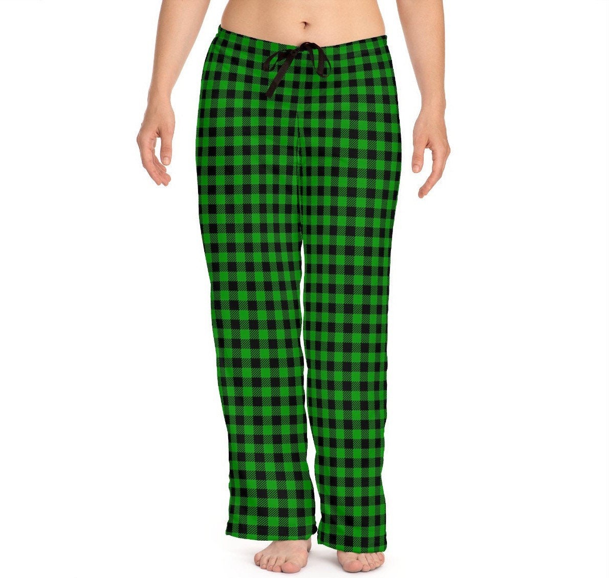 Buffalo Plaid Womens Pajama Pants Pj Bottoms To Match Etsy