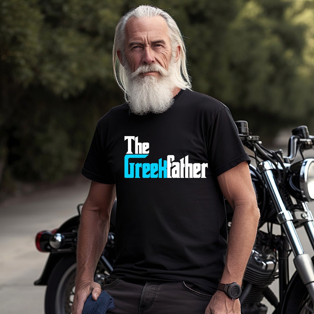The Greek Father Unisex Tee, Funny Greek Dad Gift, Greek Pride Shirt ...