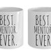 BEST MENTOR EVER Mug Mentor Gifts Thank You Gift for Mentor - Etsy