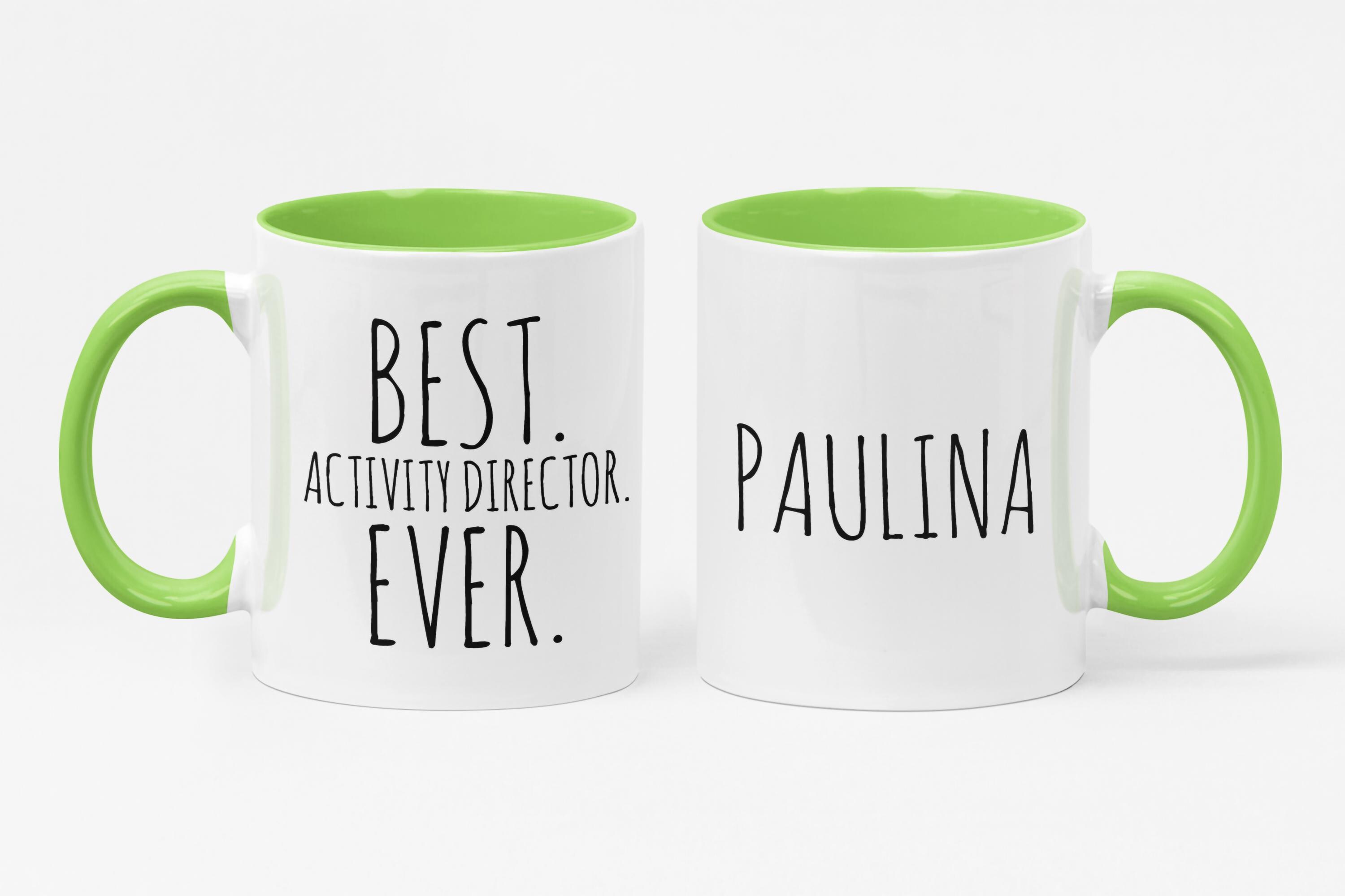 Best Activity Director Ever Coffee Mug, Director Gifts, Senior Center ...
