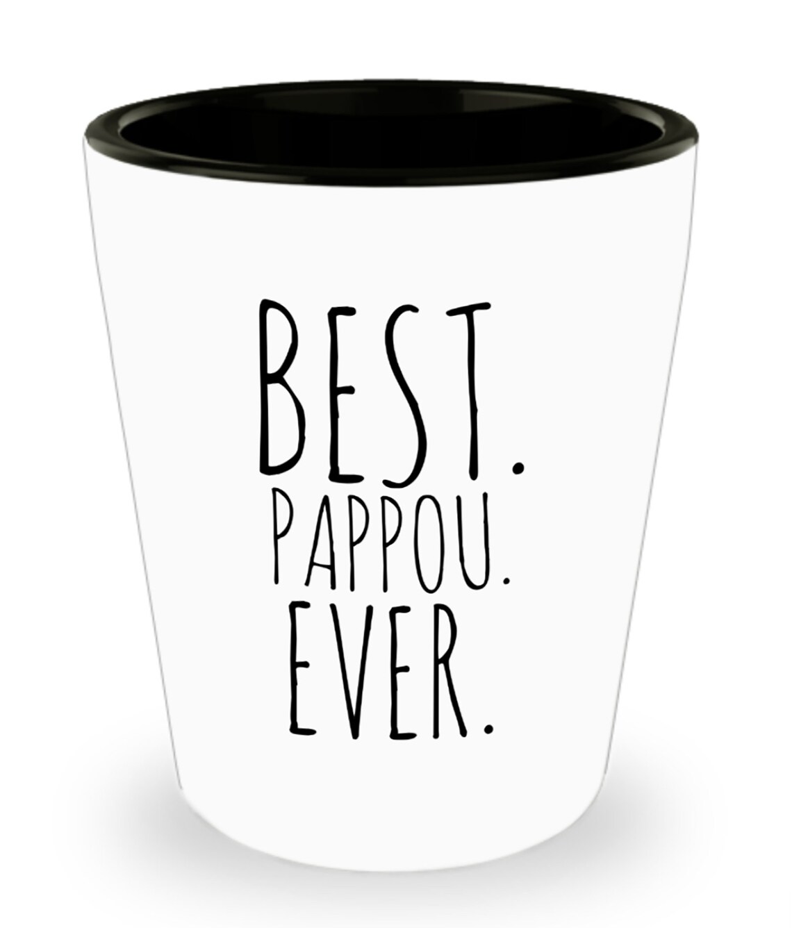 Best Pappou Ever Best Yiayia Ever Shot Glass Set Gift for | Etsy